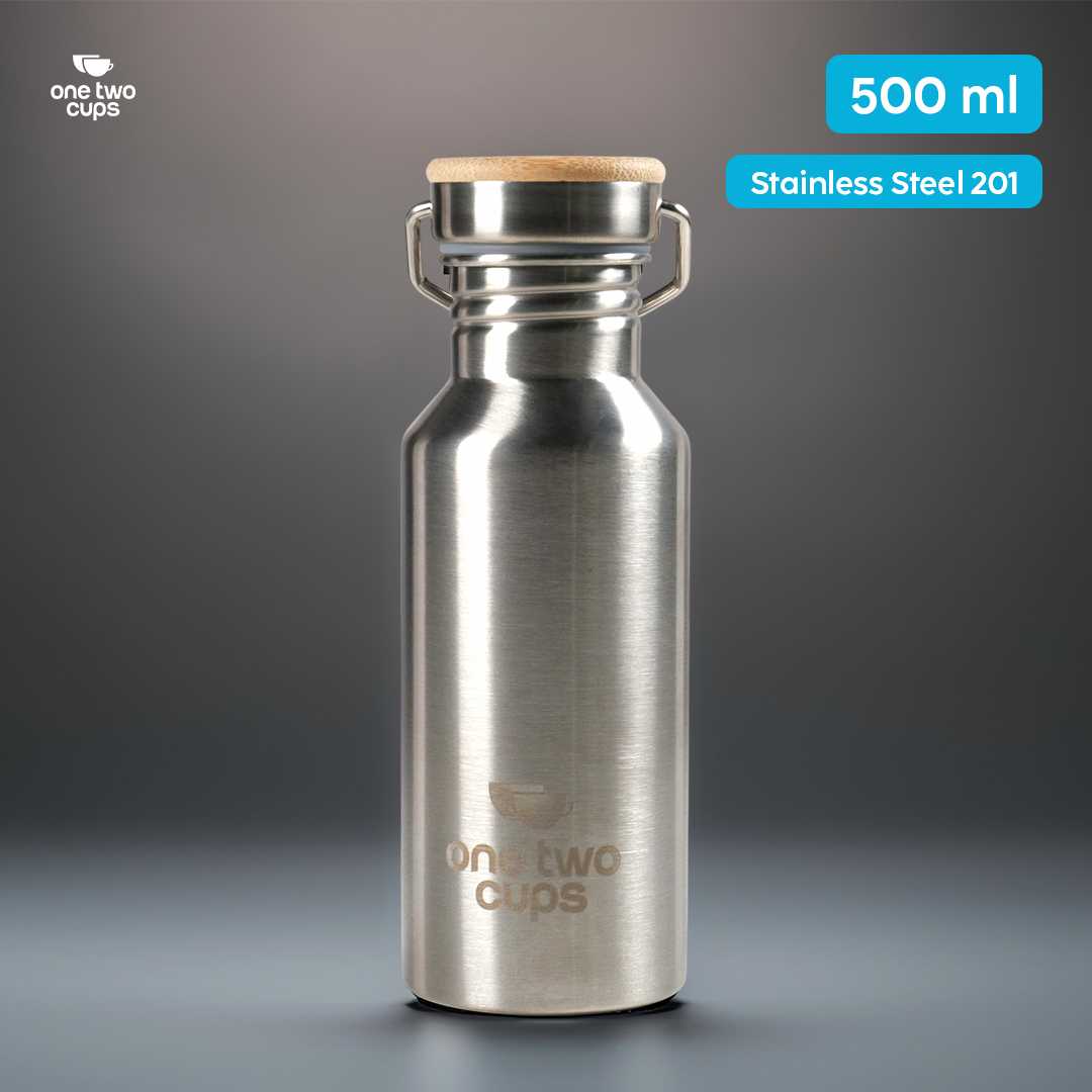 Jual One Two Cups Botol Minum Portable Stainless Steel 500ml