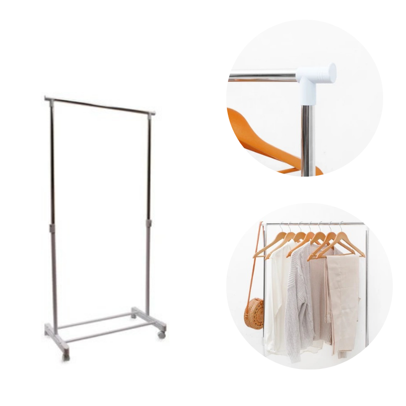Jual Rak Gantungan Pakaian Adjustable Stand Hanger Single Dg
