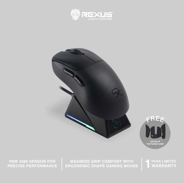 Jual Rexus Mouse Gaming Ergonomic Daxa Pro Wireless II / DX-PW2