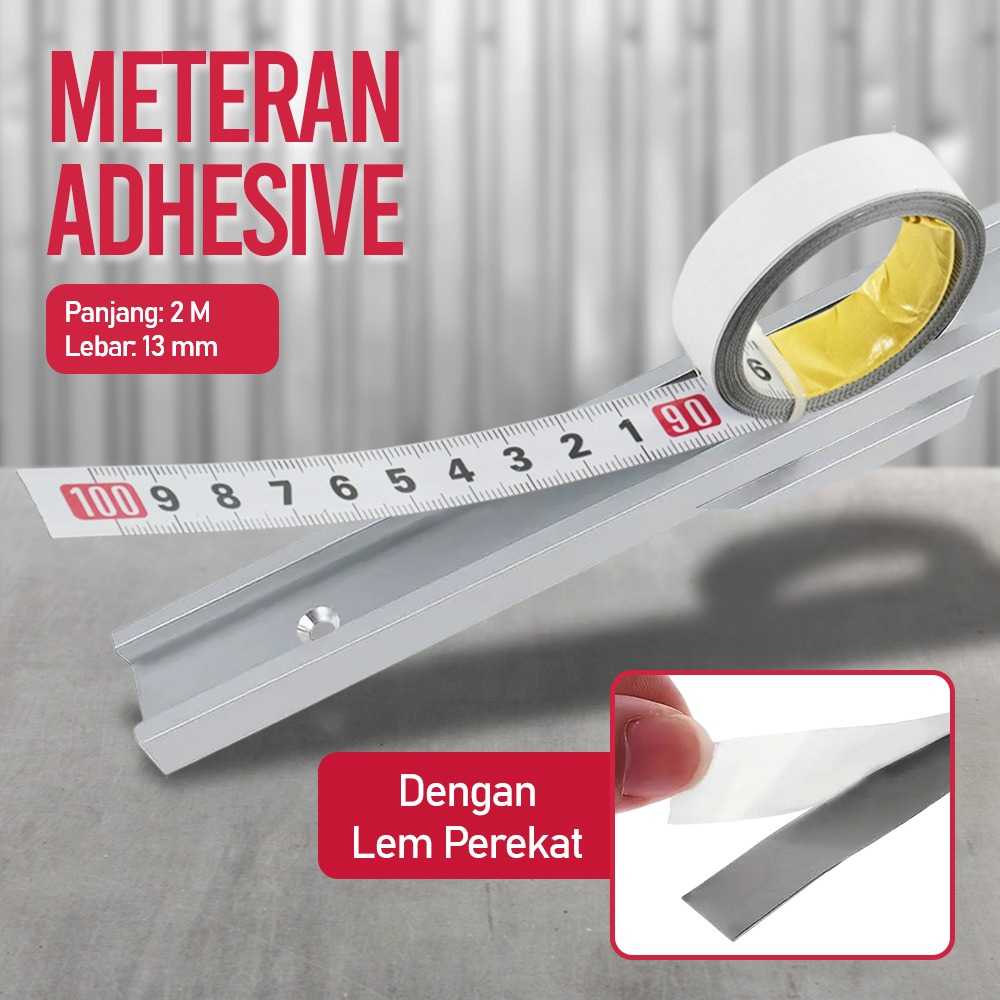 Jual Meteran Pita Tempel Baja Untuk Di Meja Batang Ukur Adhesive