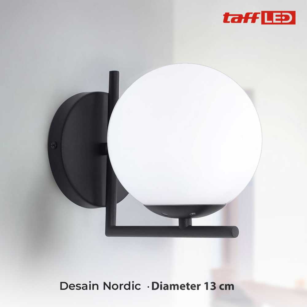 Jual TaffLED Fitting Lampu Dinding Wall Lamp Nordic Diameter