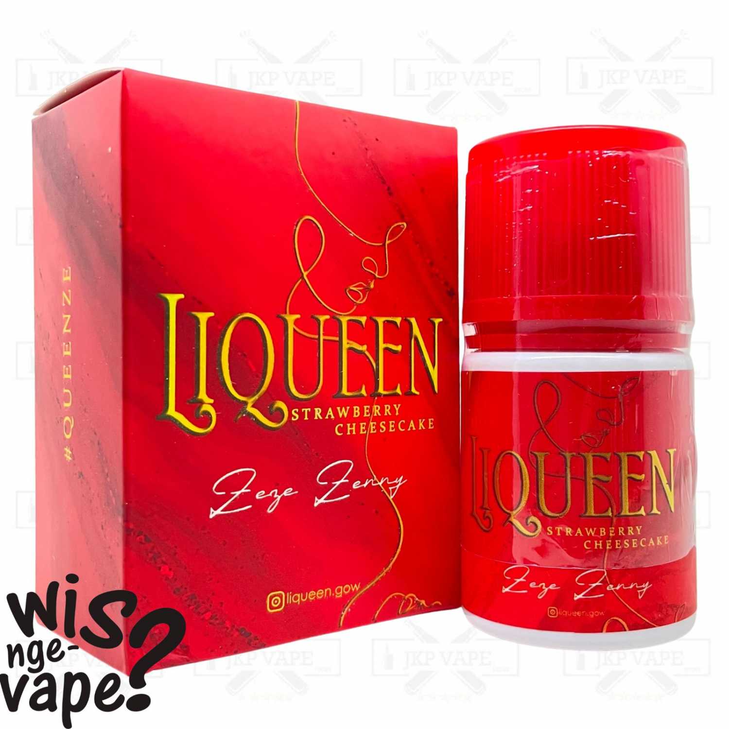 Jual Liqueen Strawberry Cheesecake 60ml - V2 Liquid Vape By GOW