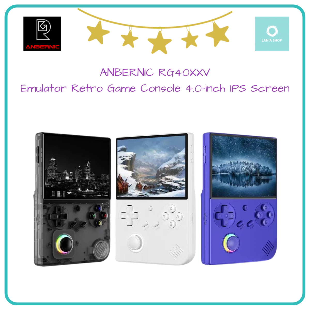 Jual ANBERNIC RG40XXV - Emulator Retro Game Console 4.0-inch IPS