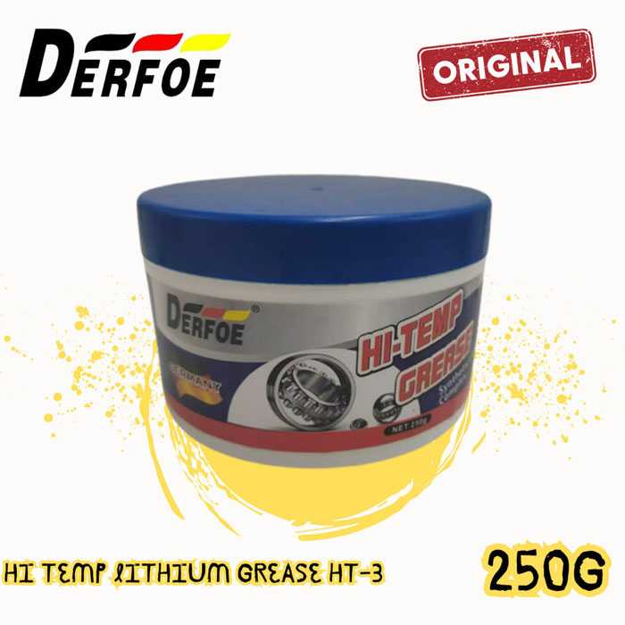 Jual Derfoe HT-3 Blue 250g Grease High Temperature Gemuk Minyak