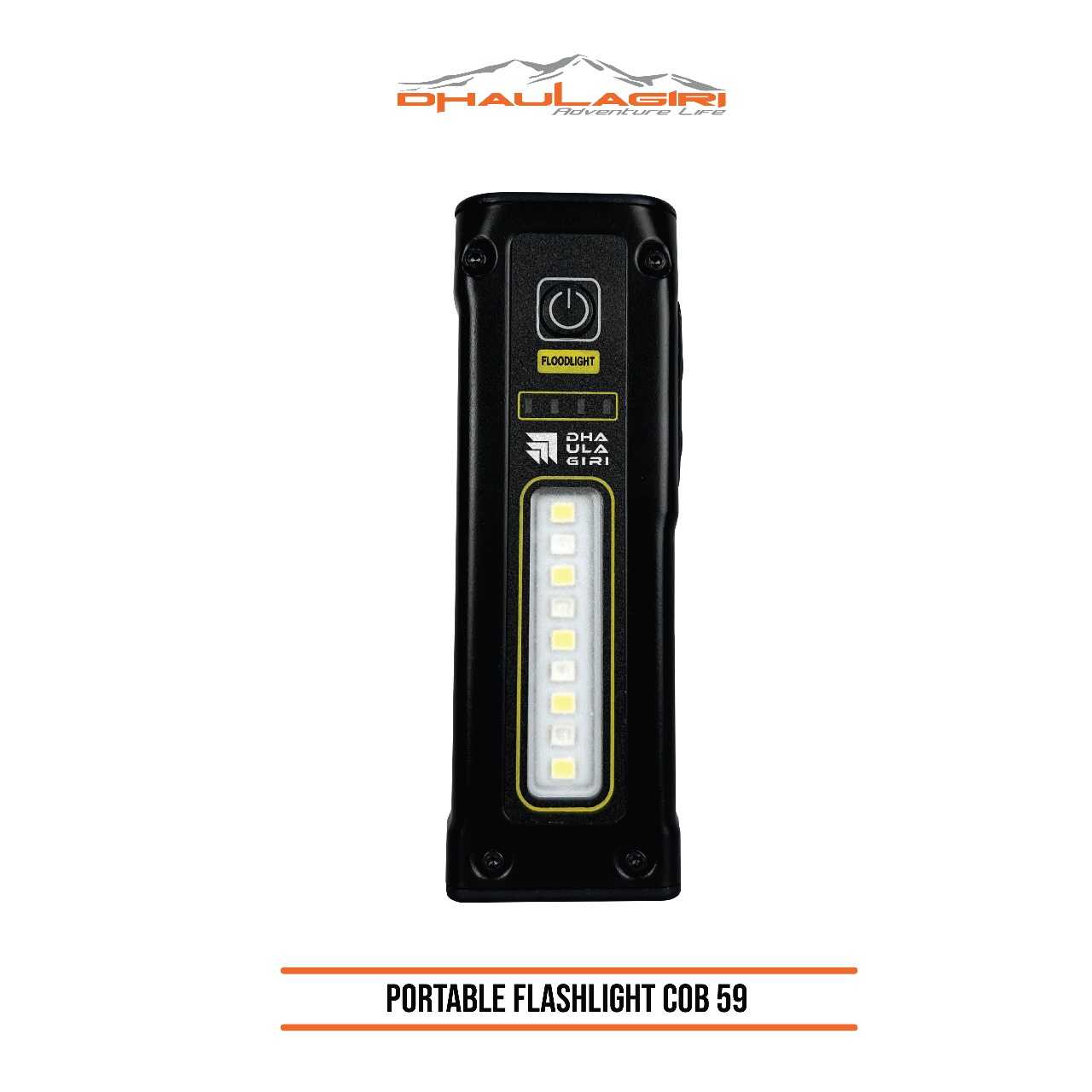 Jual Dhaulagiri Portable Flashlight COB 59/ Senter Emergency
