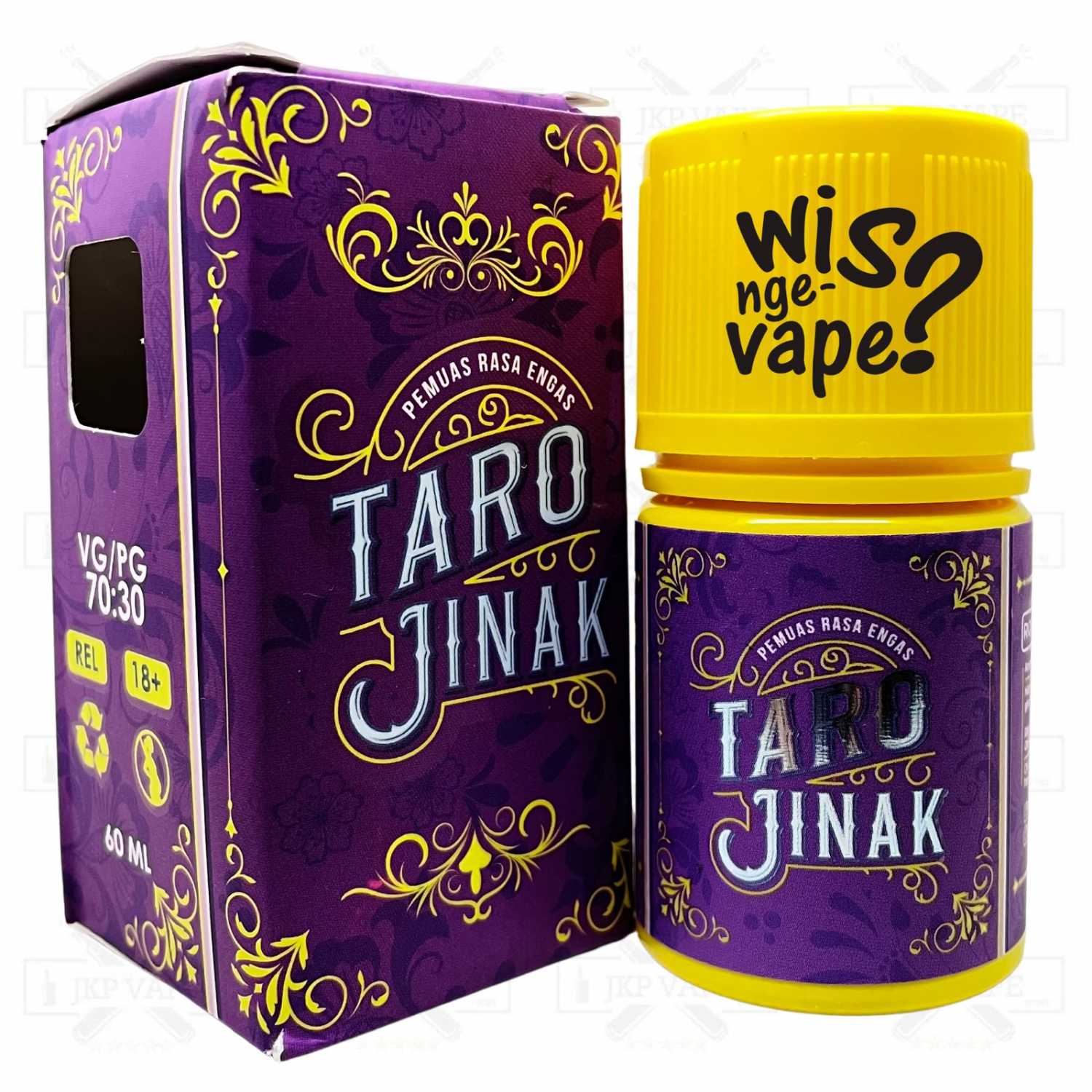 Jual Taro Jinak 60ml - Freebase Liquid by Koko Sarang | Jakmall.com