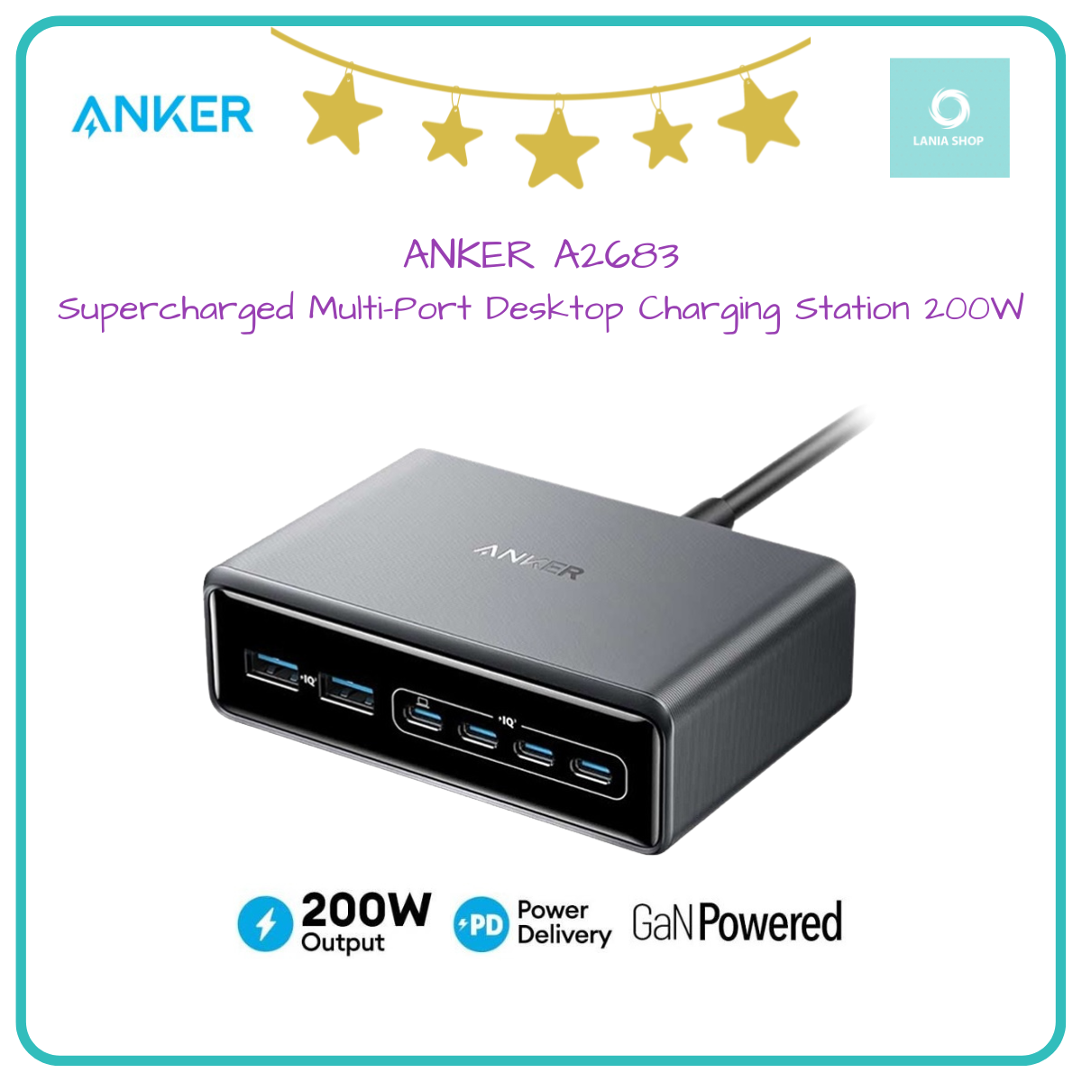 Jual ANKER A2683 - Anker Prime Supercharged Multi-Port Desktop