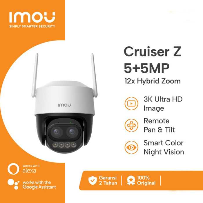 Jual Imou Cruiser Z 5MP Outdoor Smart Security Camera 3K | Jakmall.com