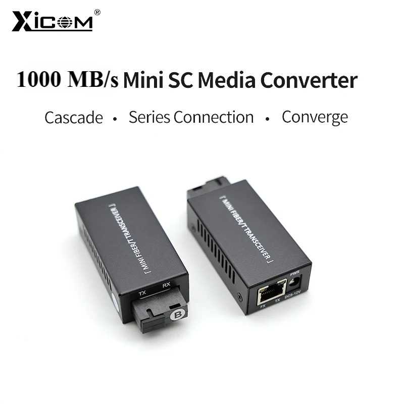 Jual Xicom Gigabit Fiber Optical Ethernet Media Converter