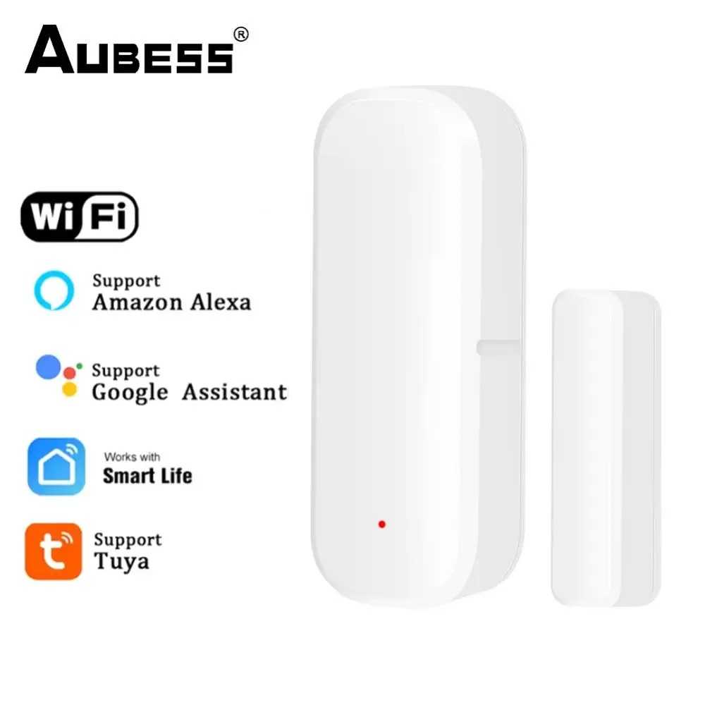 Jual Aubess Sensor Pintu Jendela WiFi Tuya Smart Wireless