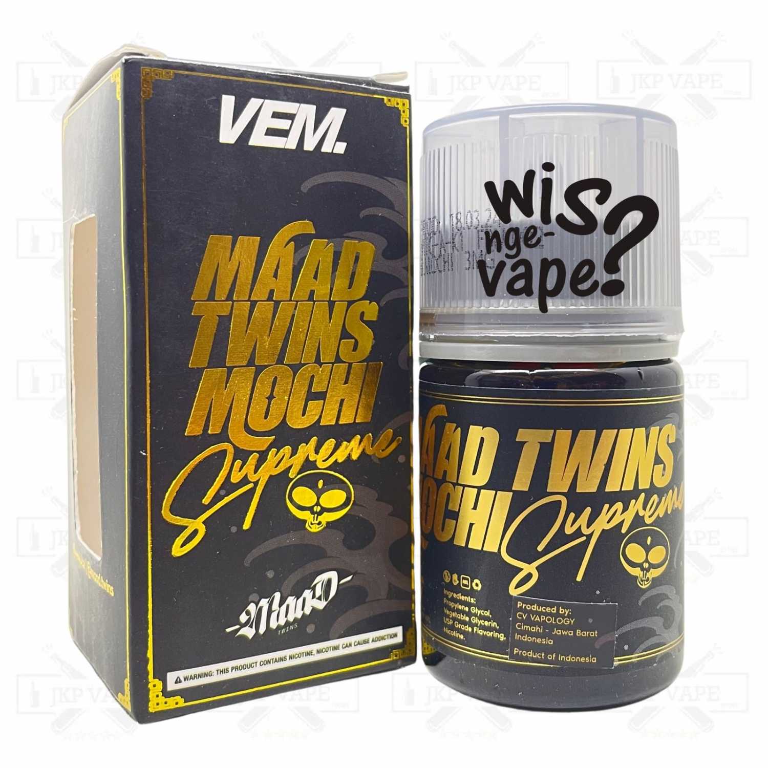 Jual Maad Twins Mochi Supreme Gold 60ml - Liquid Vape By Vem