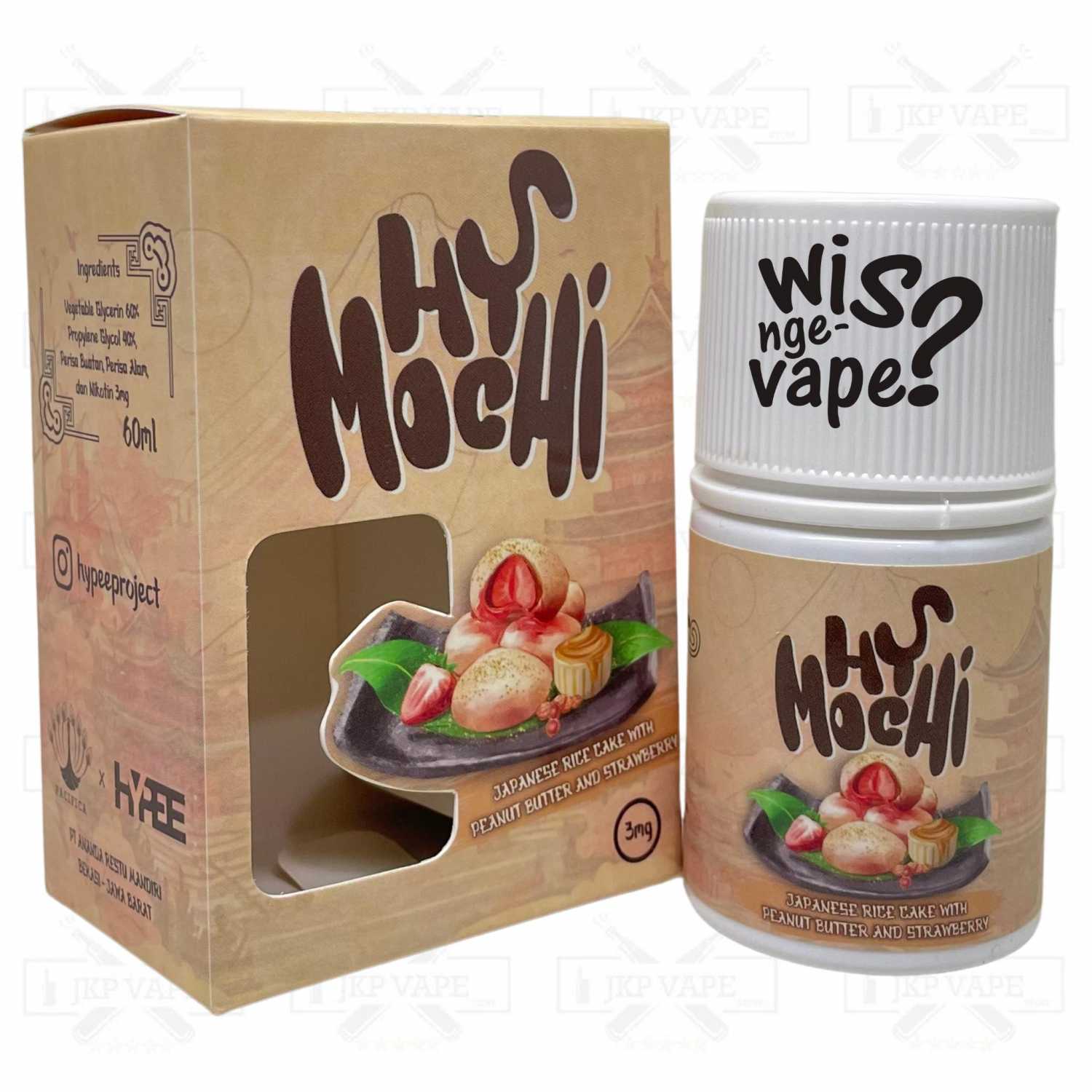 Jual Hy Mochi 60ml - Freebase Liquid by Pasifica | Jakmall.com