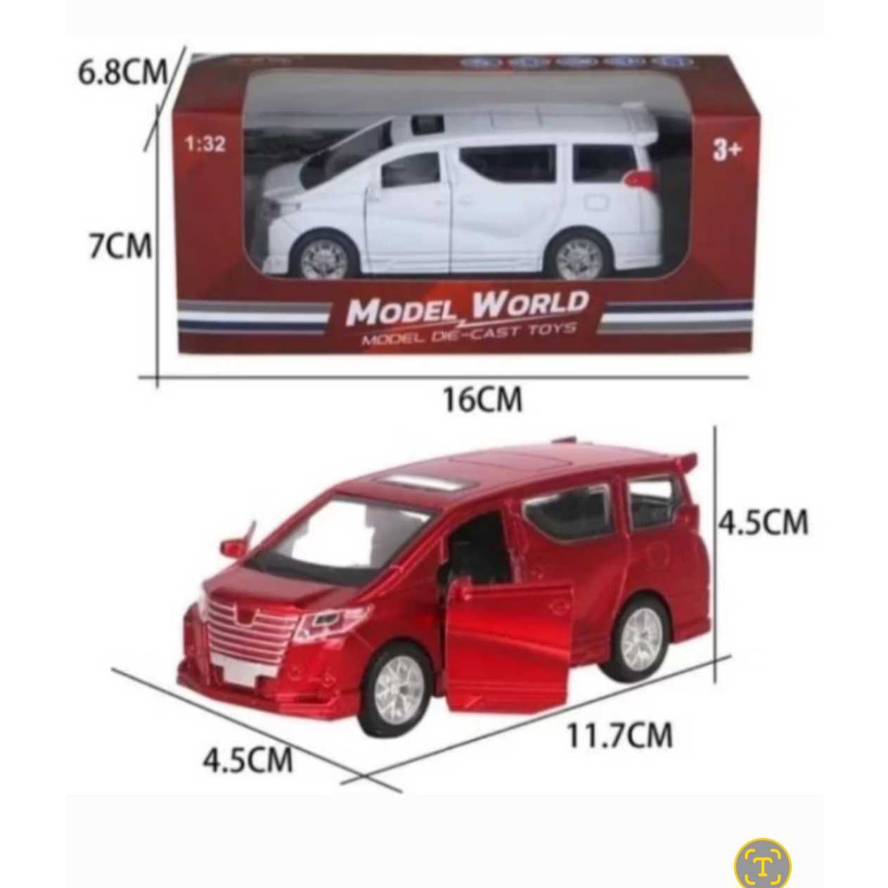 Jual MAINAN DIECAST MOBIL ALPHARD BUKA PINTU BISA PULL BACK