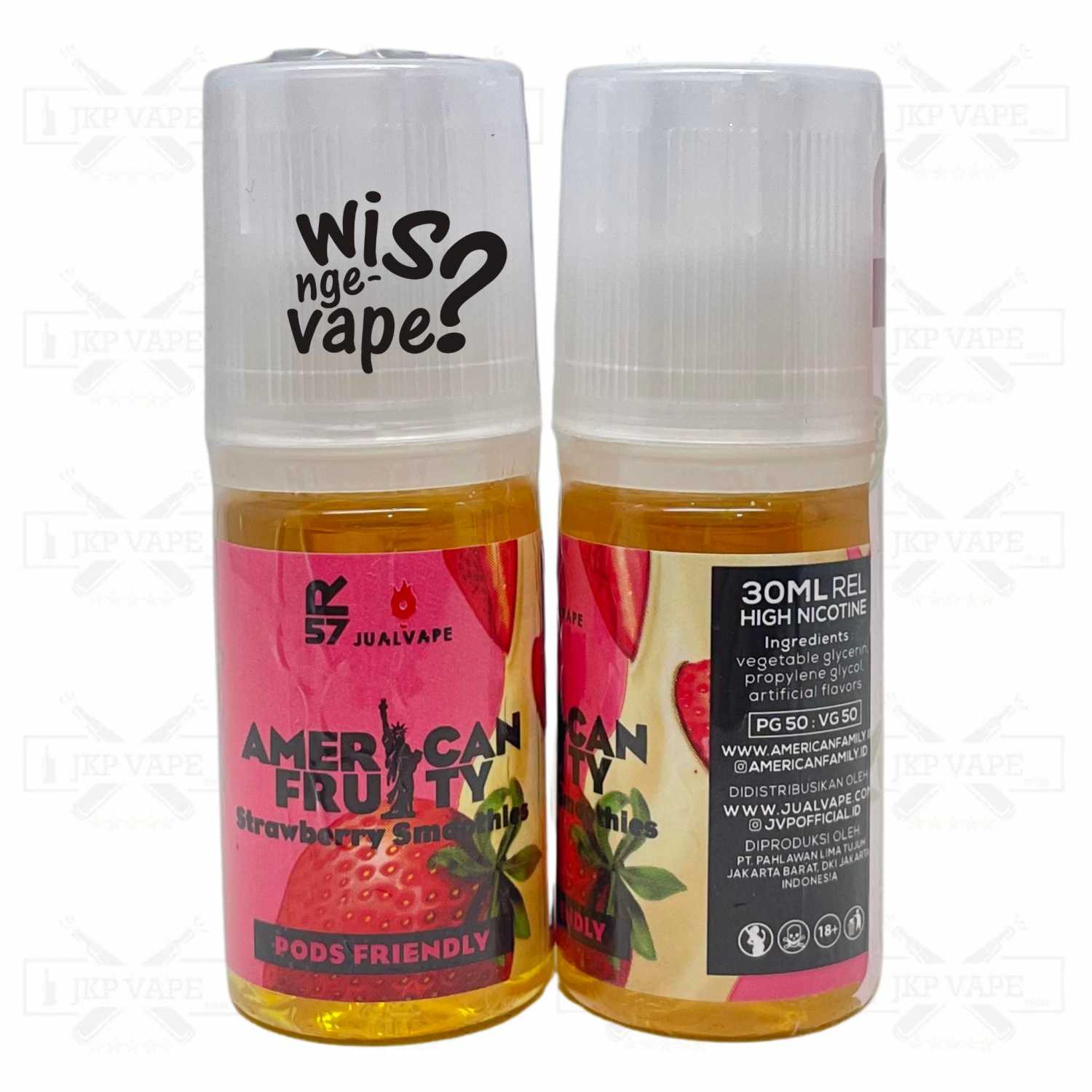 Jual American Fruity 30ml - Pods Friendly Liquid By JVP x Hero57