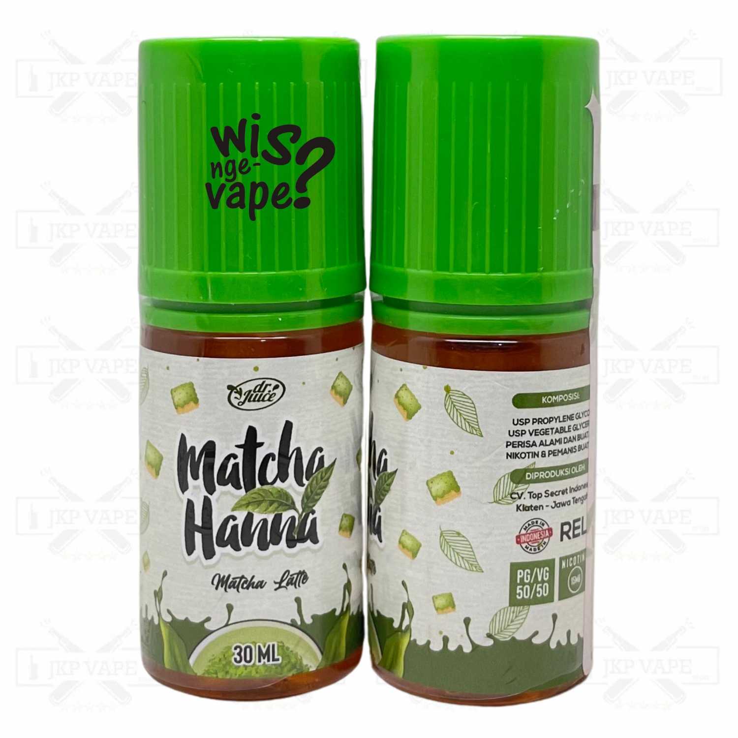 Jual Matcha Hanna 30ml - Pods Friendly Liquid by dr Juice