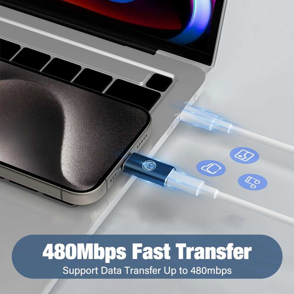 Jual NEPHY OTG USB Type C Male to Lightning Female Fast Charge