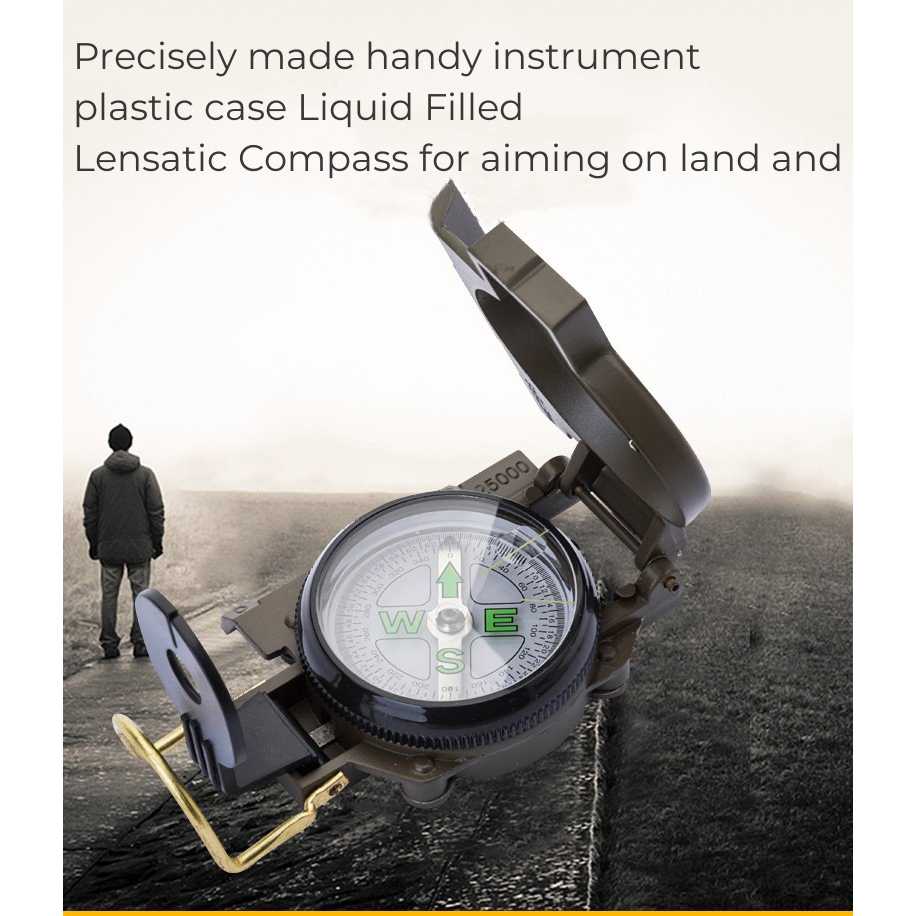 Jual FORFAR Kompas Bidik Prisma Lipat Navigasi Outdoor Camping