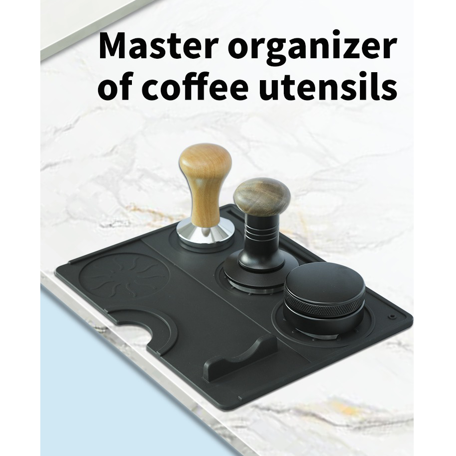 Jual One Two Cups Tamping Mat Espresso Silicone Alas Tamper