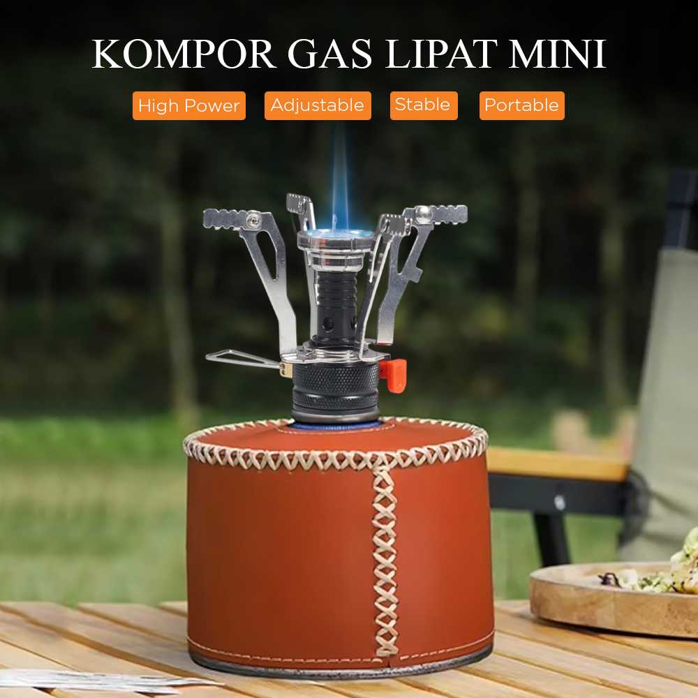 Jual LIXADA Kompor Gas Portable Mini Lipat Outdoor Ultralight