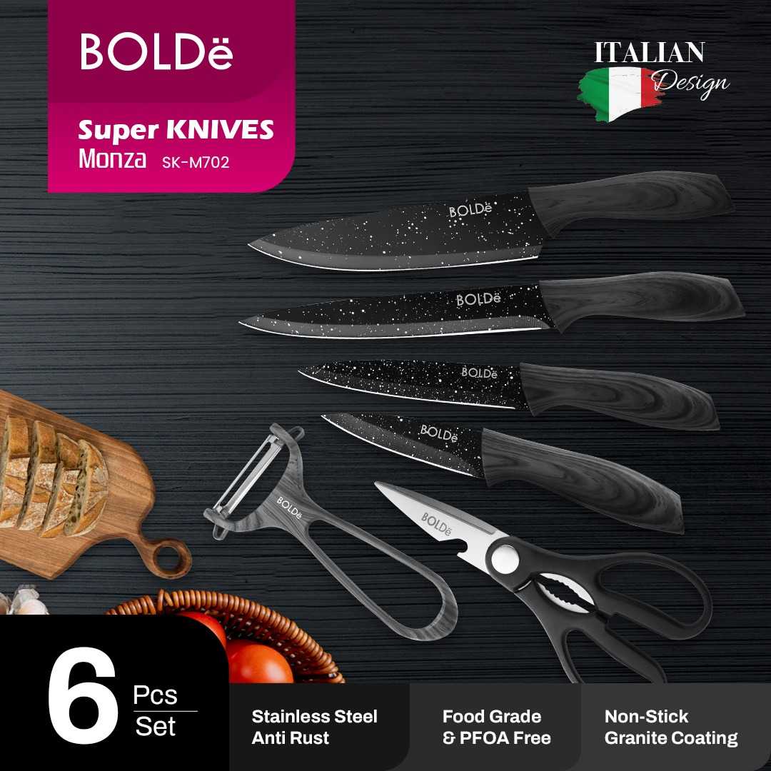 Jual BOLDe Super KNIVES Monza 6 Pcs Set | Jakmall.com