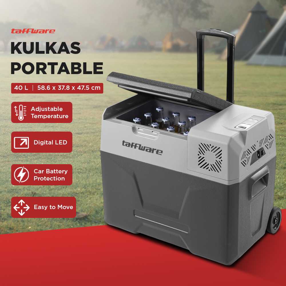 Jual Taffware Kulkas Portable Mini Fridge Freezer 60W 240V