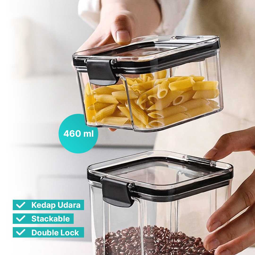 Jual MeHaa Toples Plastik Penyimpanan Makanan Kedap Udara