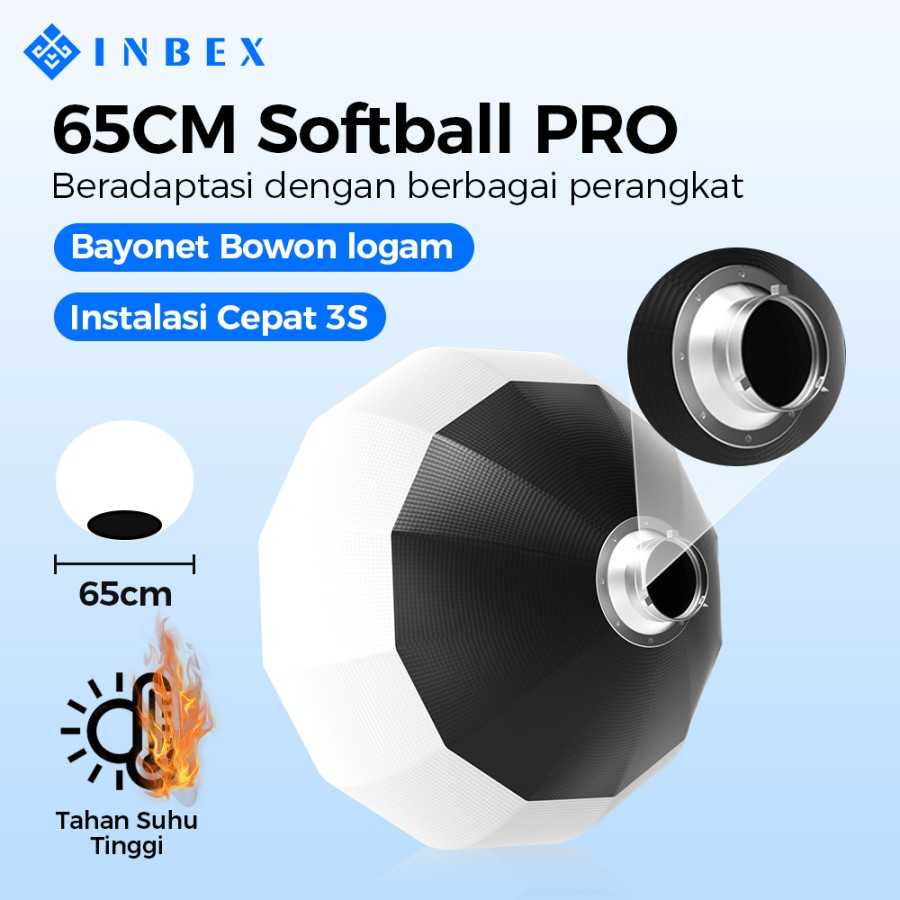 Jual INBEX 65cm Softball Lantern Lighting Softbox Bowens / Bowen