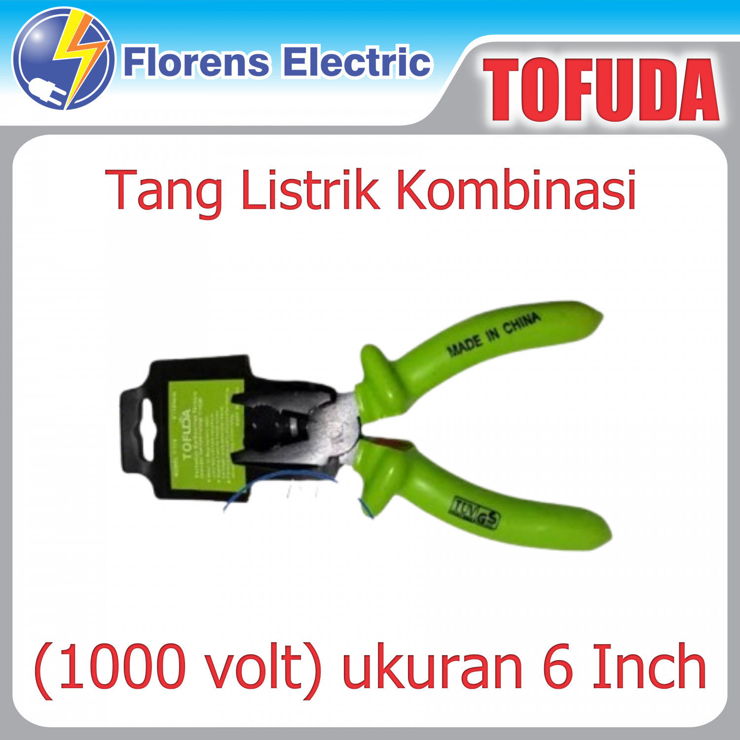 Jual TOFUDA Tang Listrik Tang Kombinasi Tang Potong dan Tang