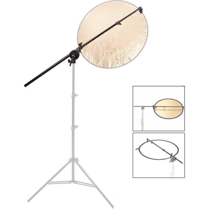 Jual Boom Arm Swivel Extension Reflector Diffuser Clamp 118cm