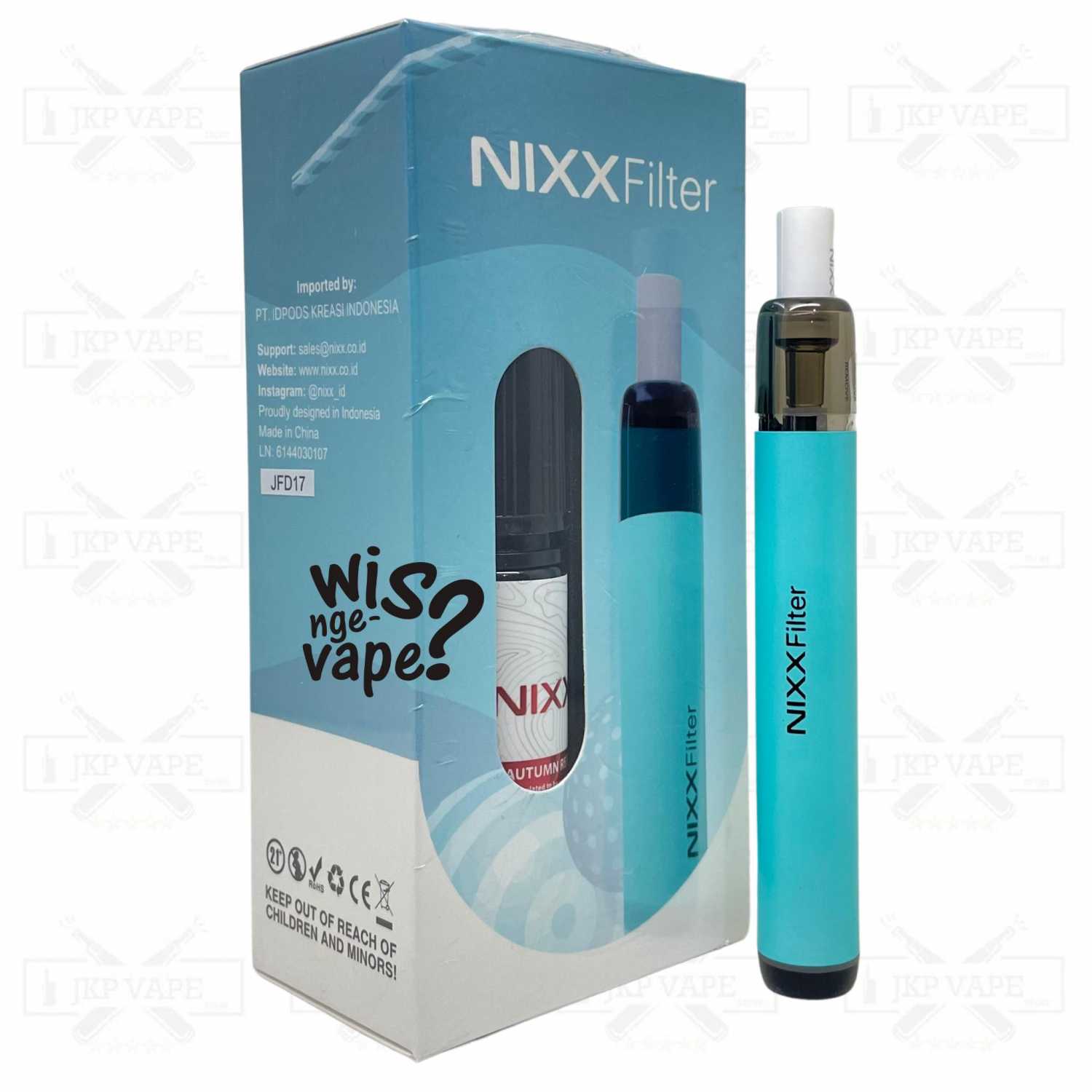 Jual Nixx Filter 13W 480mAh - Pod Authentic By JVS x Raffi Ahmad