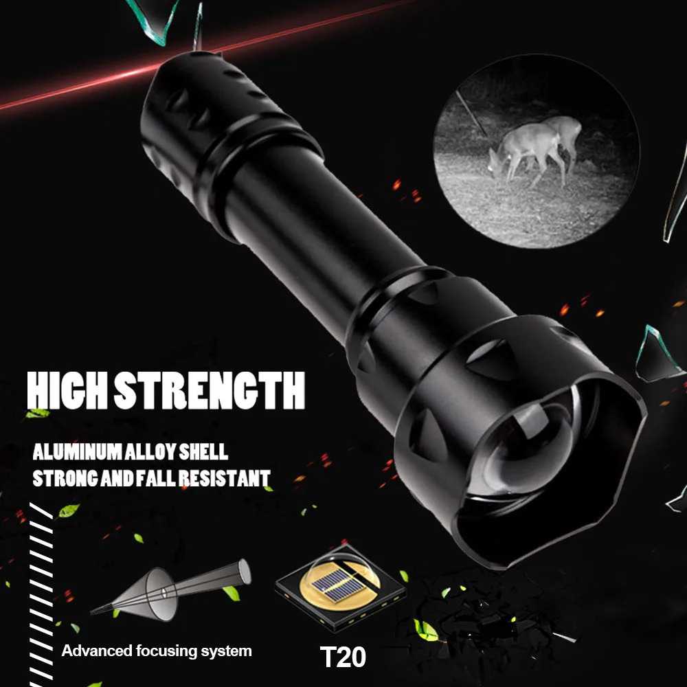 Jual BORUiT Senter Infrared Flashlight Night Vision 850nm T20