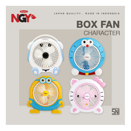 Jual Kipas Angin Karakter Kartun Box Fan 8 inch | Jakmall.com