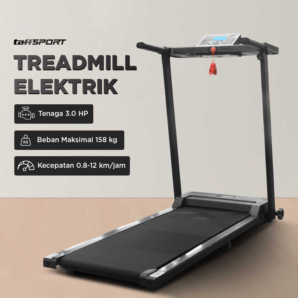 Jual TaffSPORT Treadmill Elektrik Alat Fitness Gym Silent