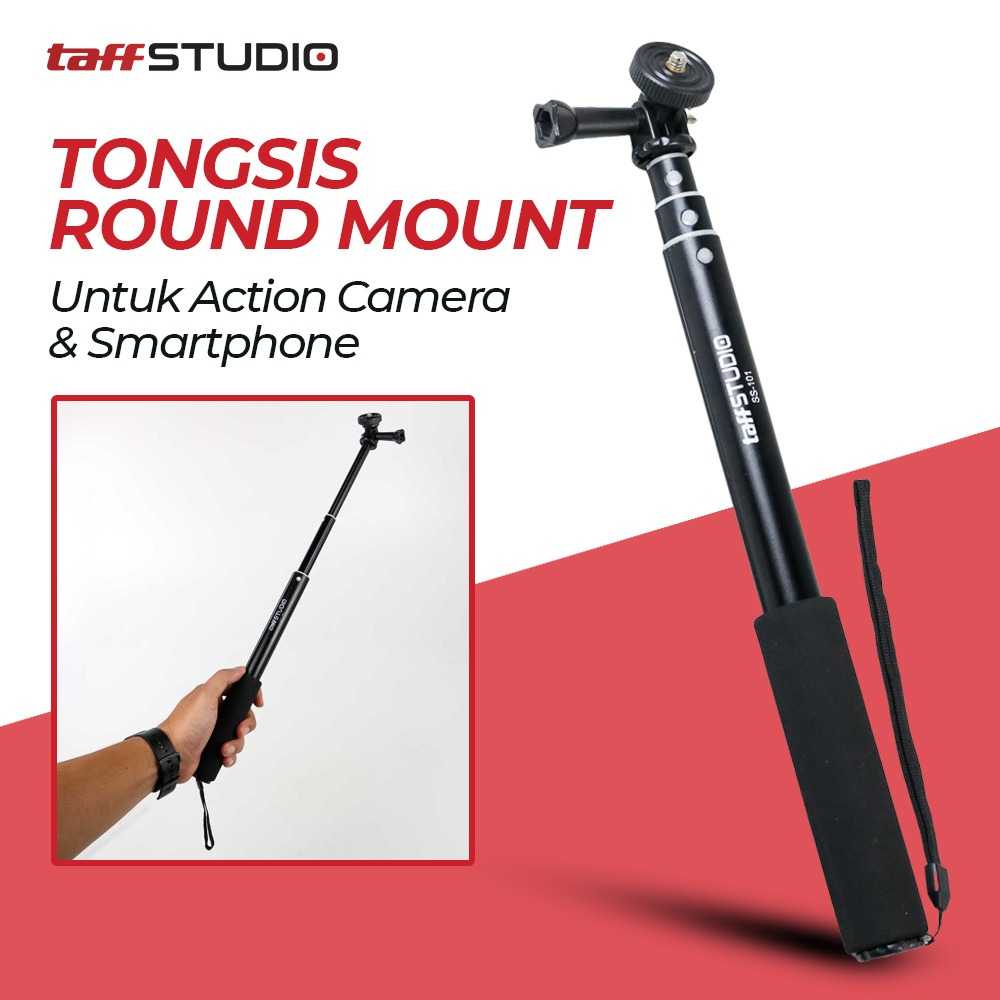 Jual Tongsis Monopod Tongkat Selfie Handphone Aluminium 30-93cm