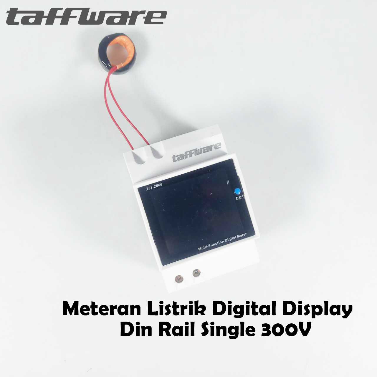 Jual Taffware Meteran Listrik Digital Display Din Rail Single