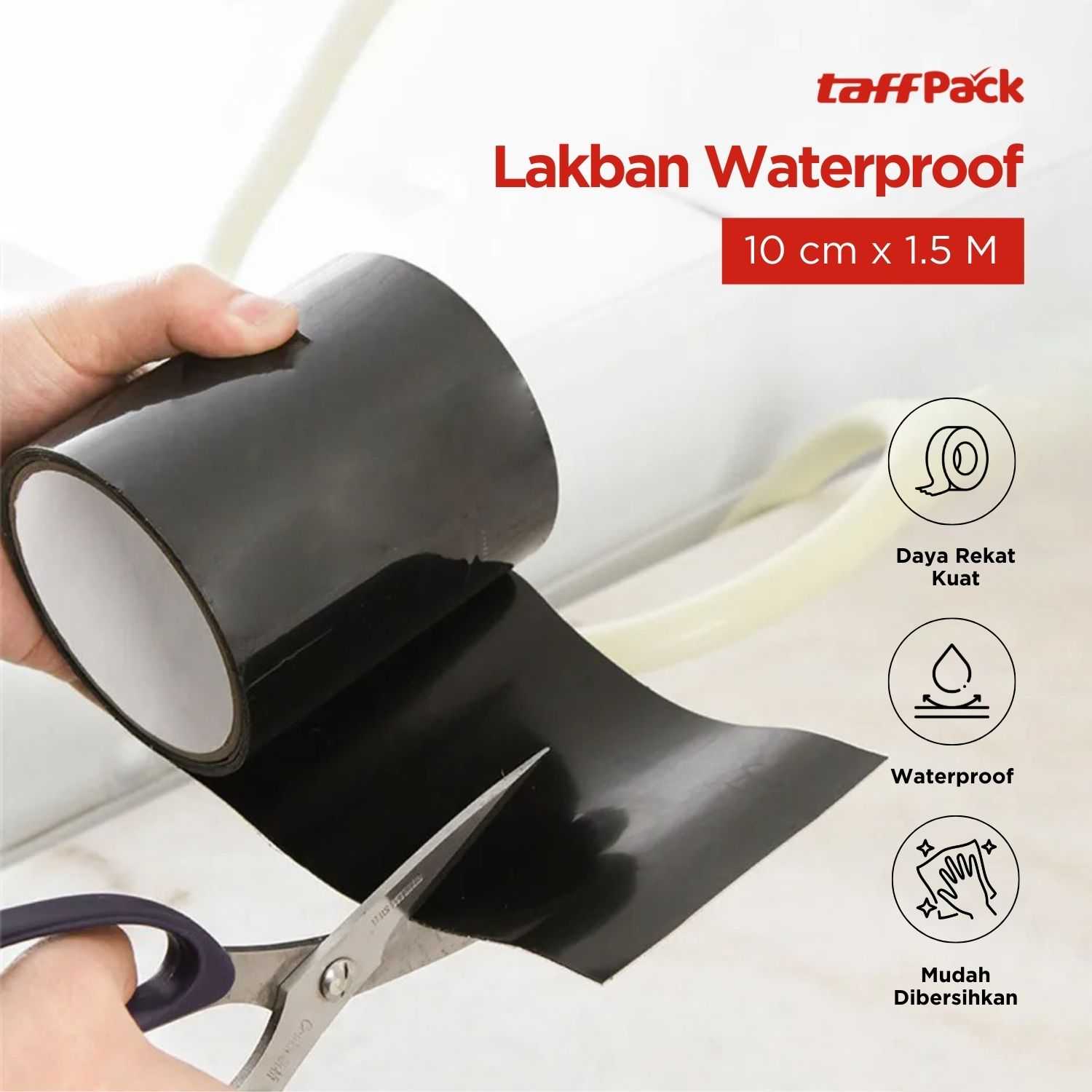 Jual TaffPACK Lakban Anti Bocor Waterproof Leak Repair Tape