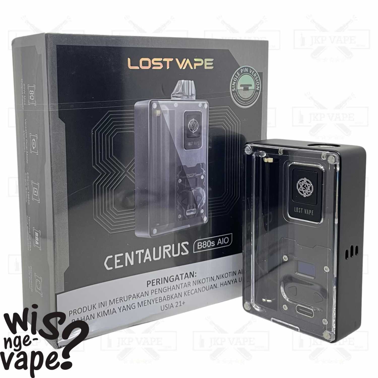 Jual Centaurus B80S AIO Kit 80W Single Pin - B80 S Authentic By