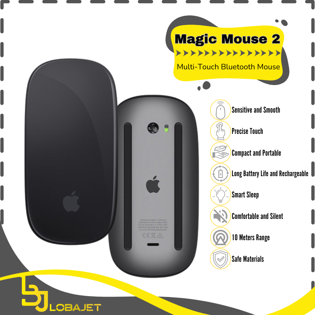 Jual Magic Mouse Multi-Touch Surface A1657 Wireless Bluetooth