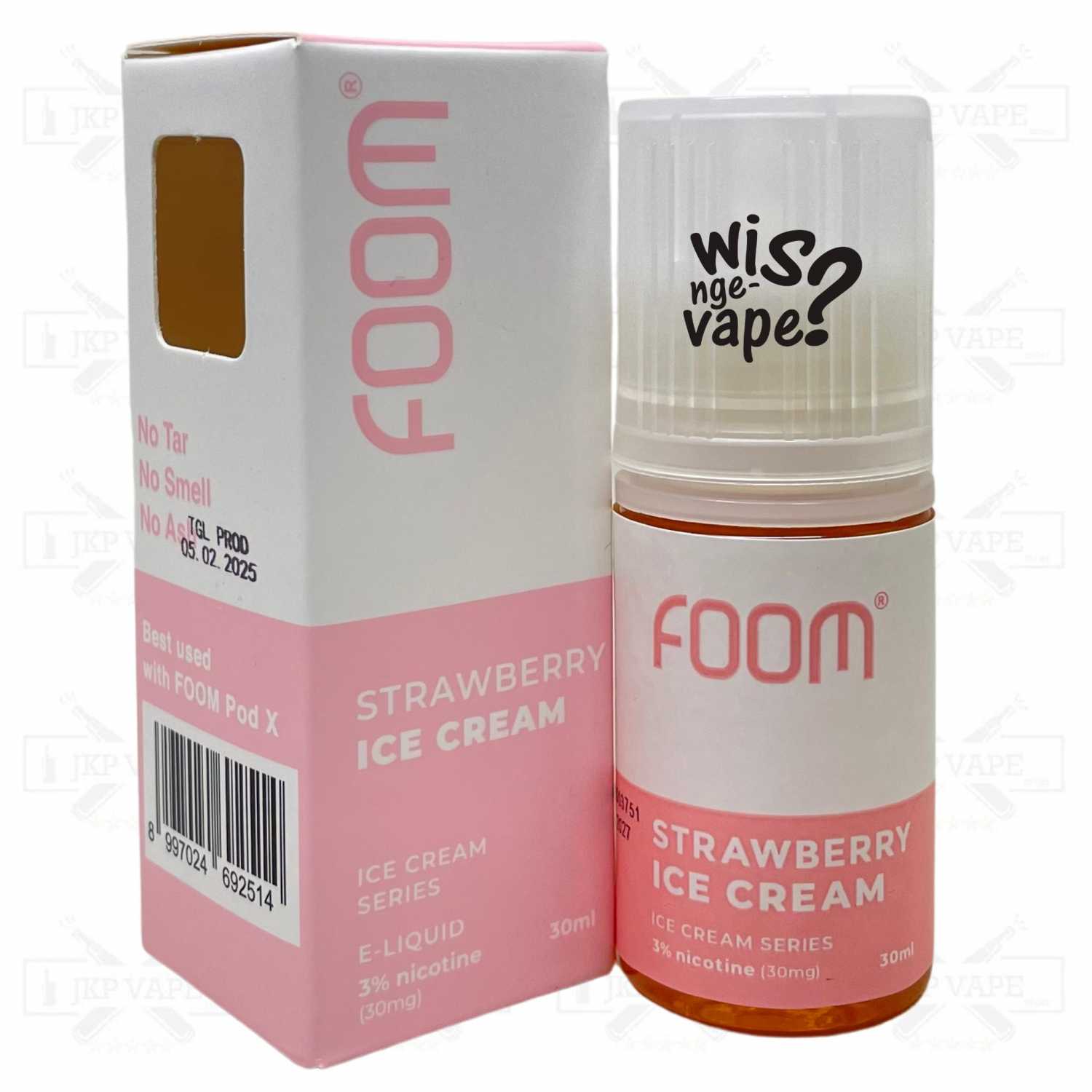 Jual Foom Ice Cream Series 30ml 30mg - Salt Liquid by Flooid x