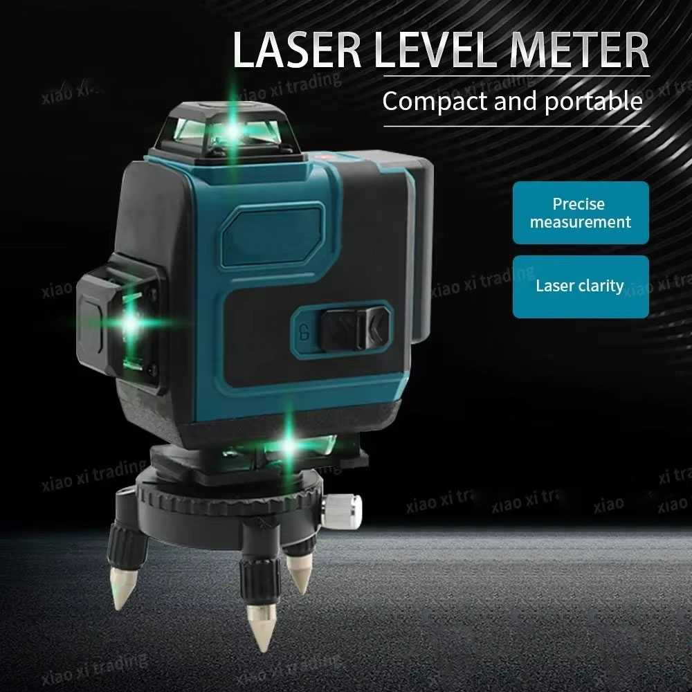 Jual Taffware Laser Level Green Beam 4D 16 Line Open Alarm with