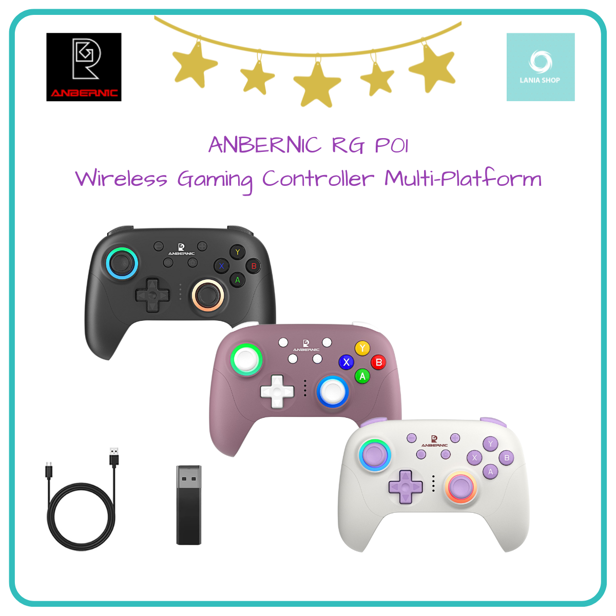 Jual ANBERNIC RG P01 - Wireless Gaming Controller Multi-Platform