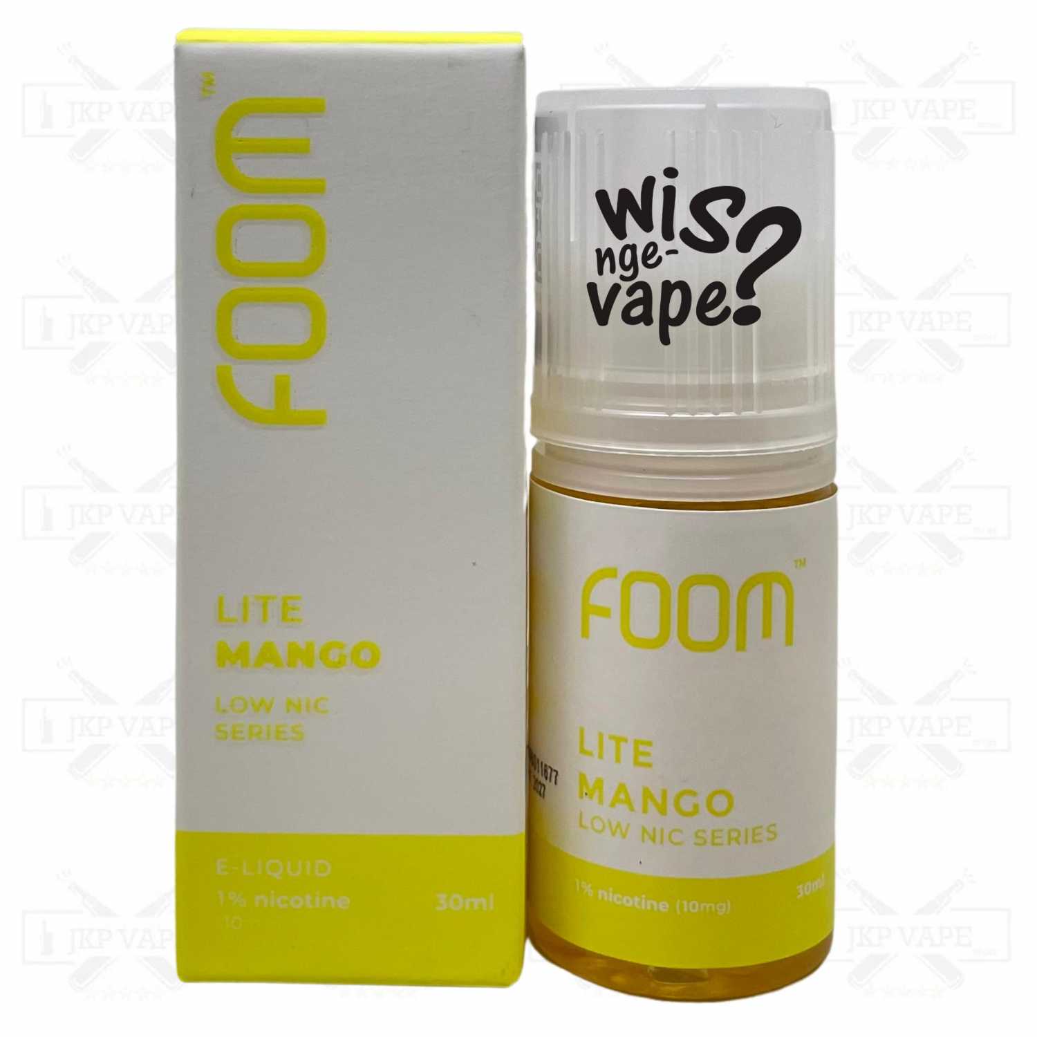 Jual Foom Lite Mango 30ml - Salt Nic Liquid Vape By Foom Lab