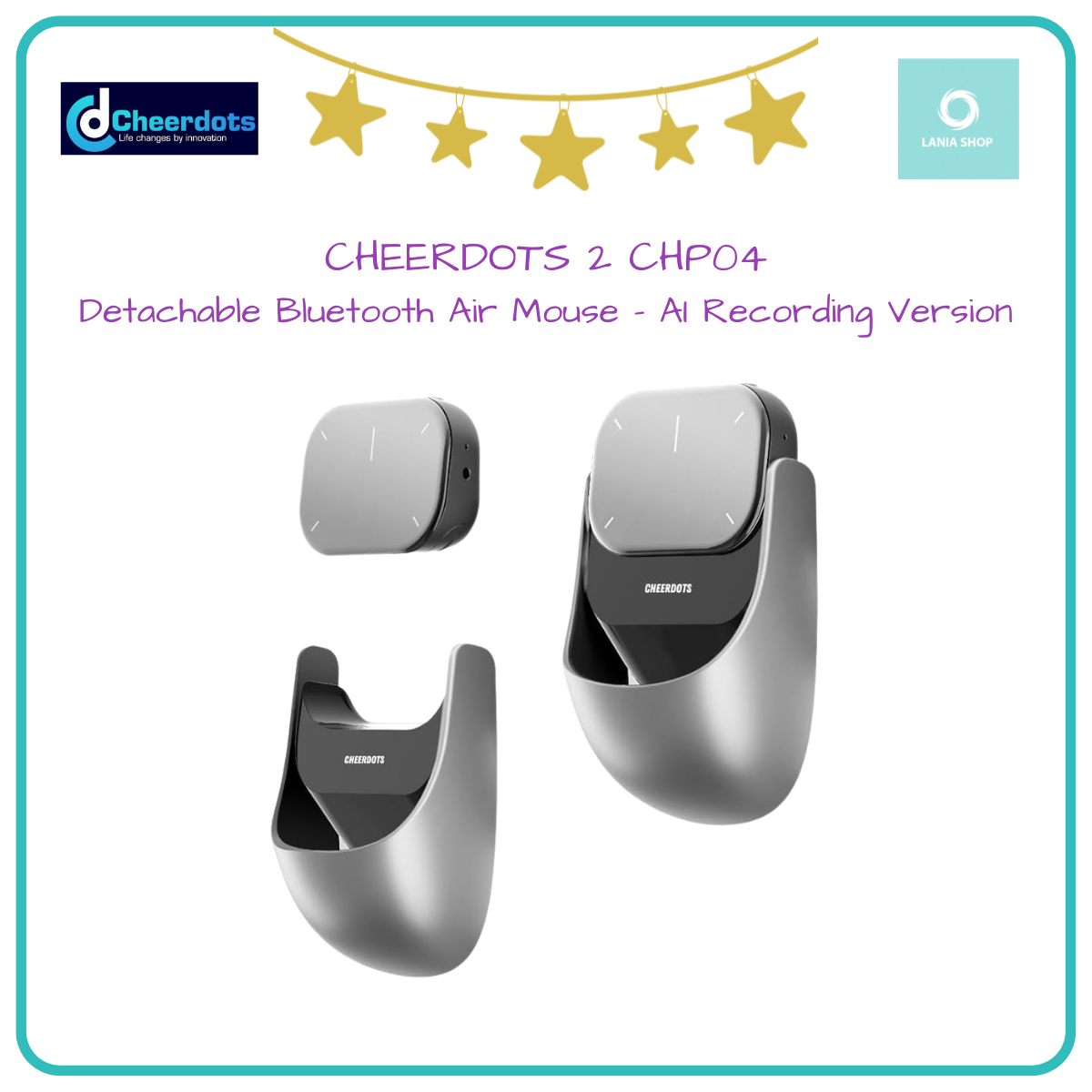 Jual CHEERDOTS 2 CHP04 - Detachable Bluetooth Air Mouse - AI