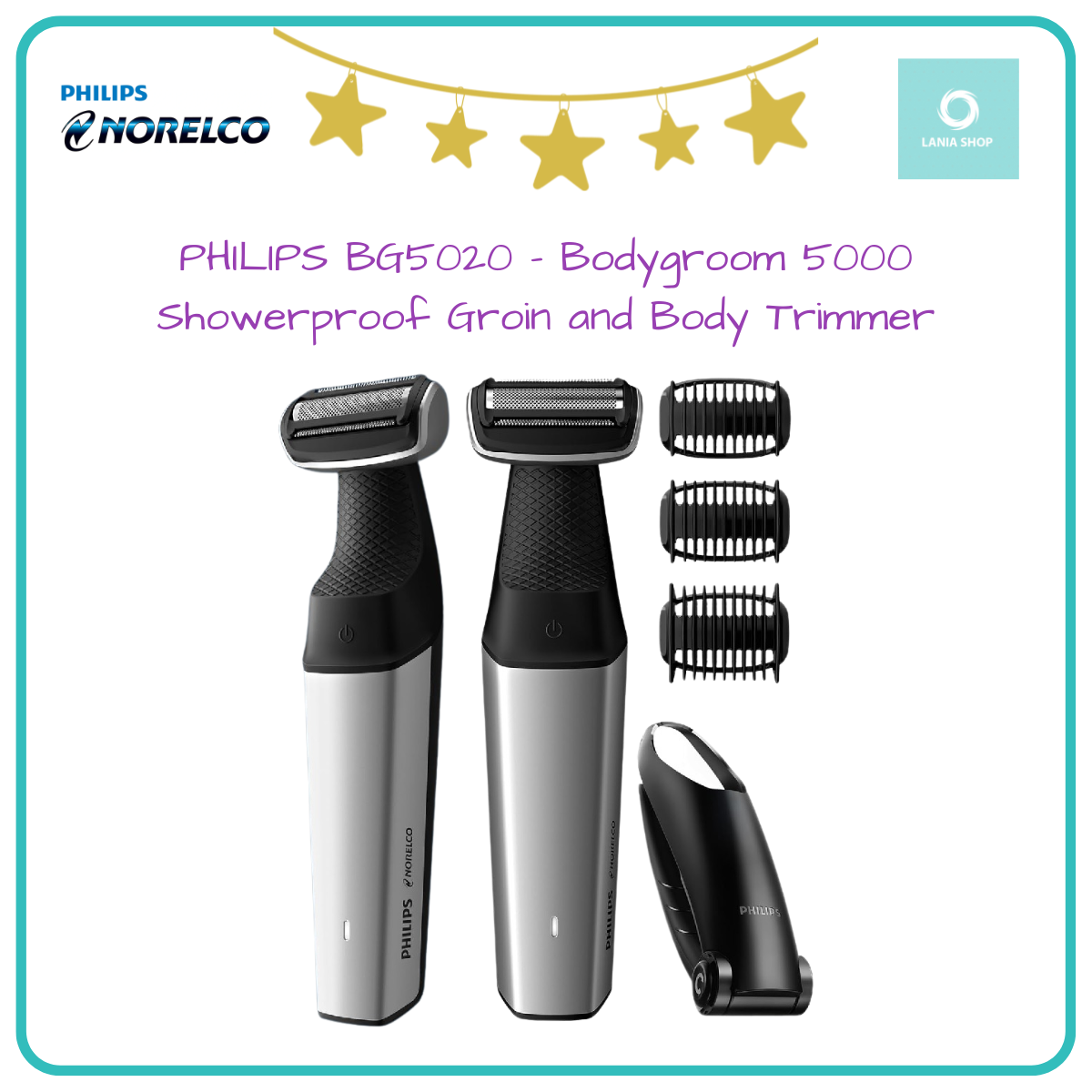 Jual PHILIPS BG5020 - Bodygroom 5000 - Showerproof Groin and