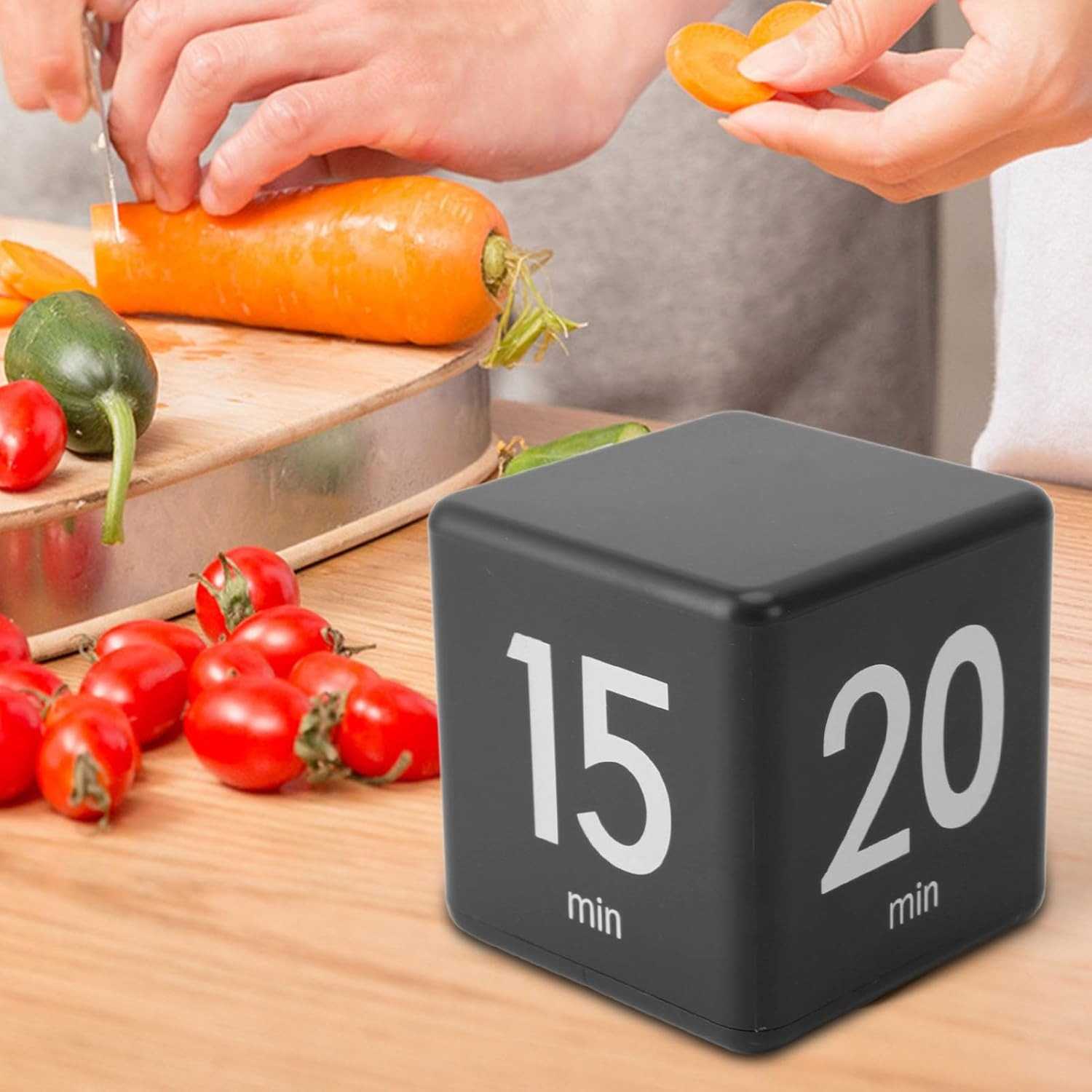 Jual QUMOX Timer Masak Dapur Digital Gravity Sensor Flip Kitchen