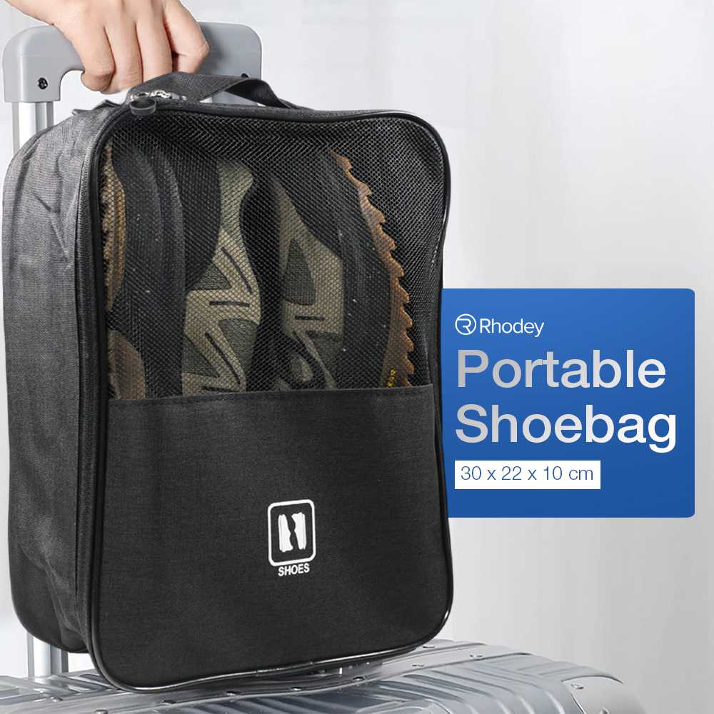 Jual Rhodey Tas Penyimpanan Sepatu Portable Shoebag Storage