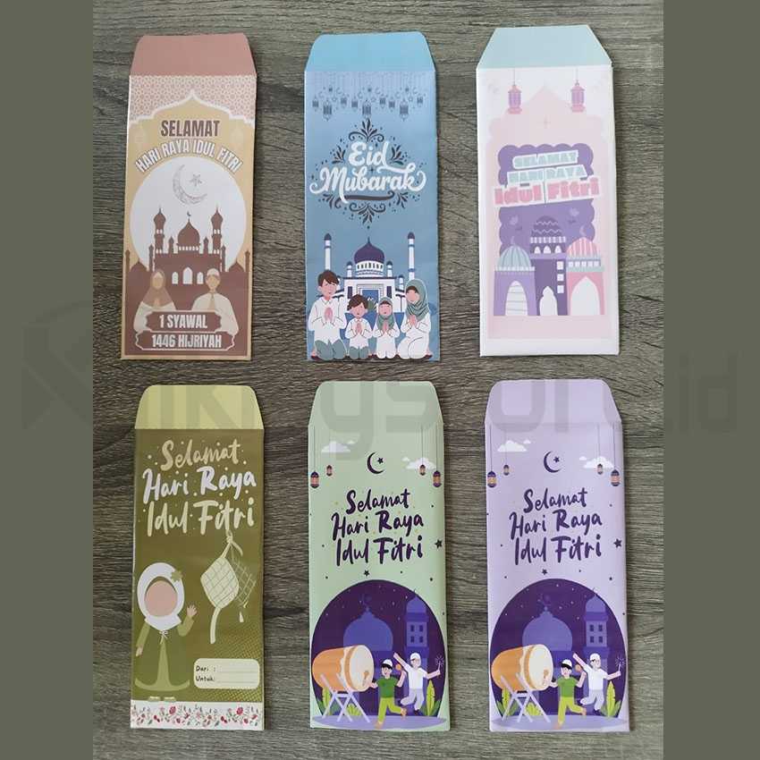 Jual Amplop Lebaran Idul Fitri Premium Angpao Panjang Custom