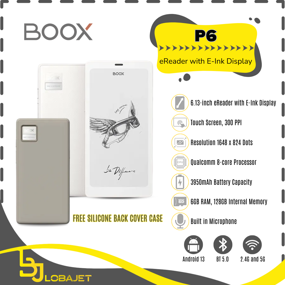 Jual ONYX BOOX P6 - 6.13-inch eReader with E-Ink Display