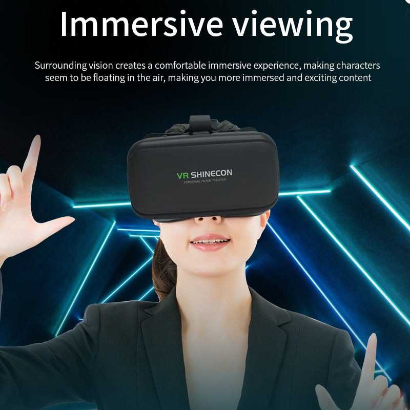 Jual Shinecon VR Box 3D Virtual Reality Glasses Adjustable