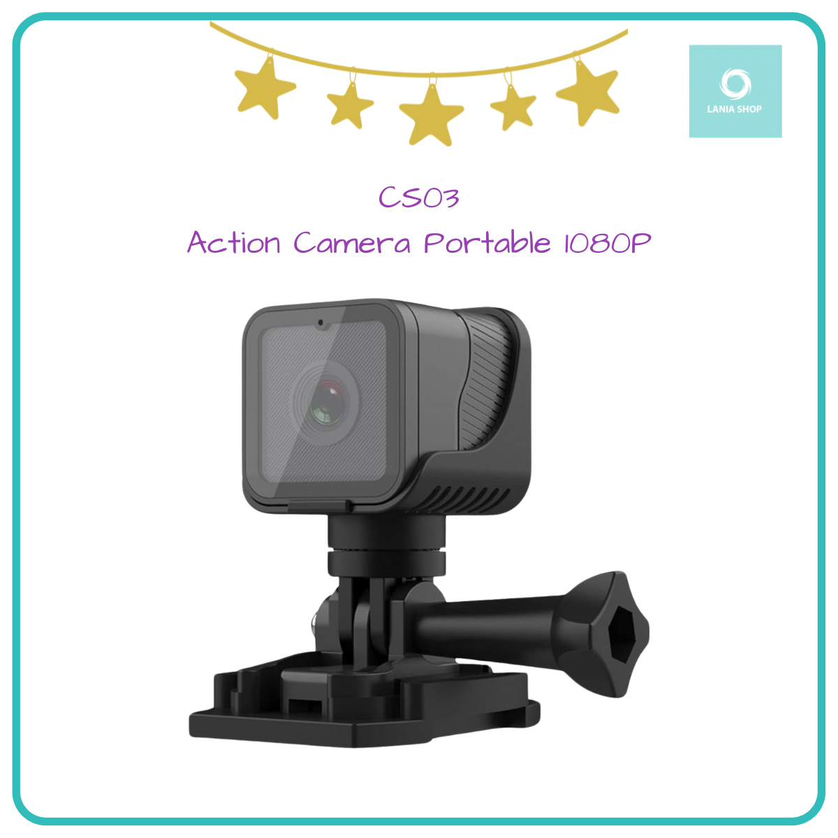 Jual CS03 Action Camera Portable 1080P Microphone Video Recorder